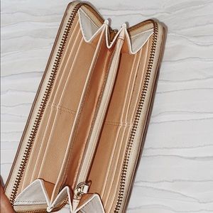 Coach | Bags | Coach Wallet Peach And Cream | Poshmark